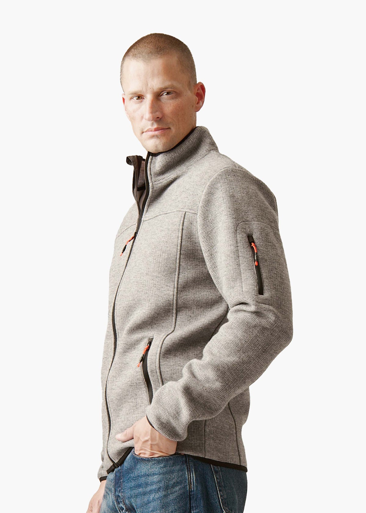 Vali Full Zip in Medium Grey for Mens | SWIMS | SWIMS